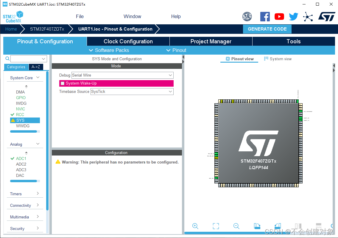 基于HAL库STM32CuBe的外部中断EXIT（STM32F407ZGT6）_stm32怎么查看io在哪个exit上-CSDN博客