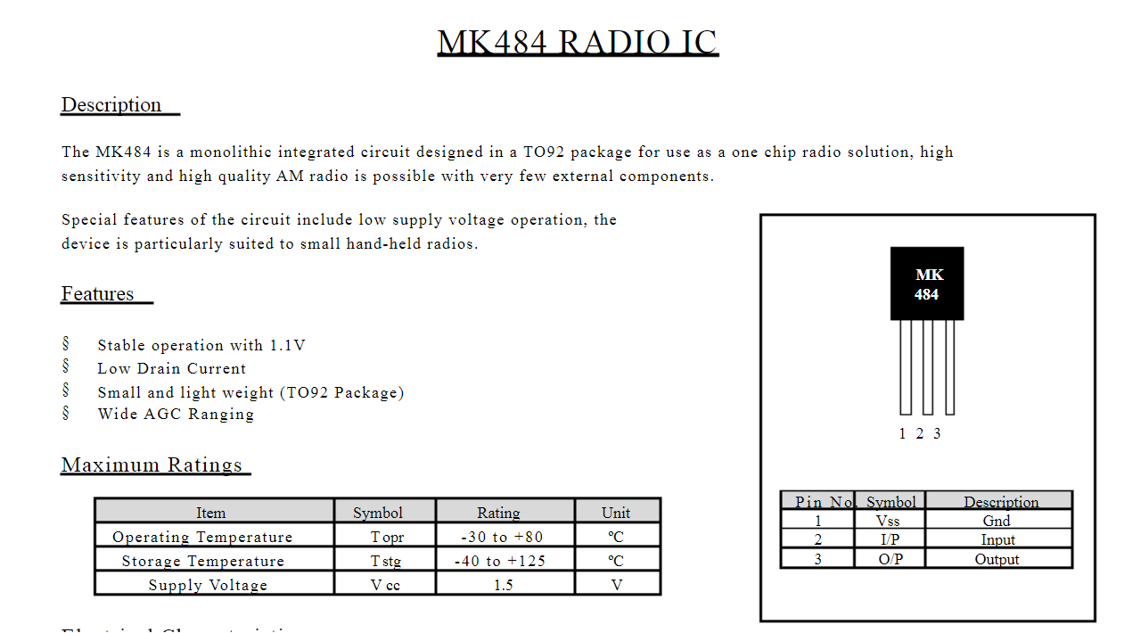MK484集成芯片调幅收音机初步测试,-CSDN博客