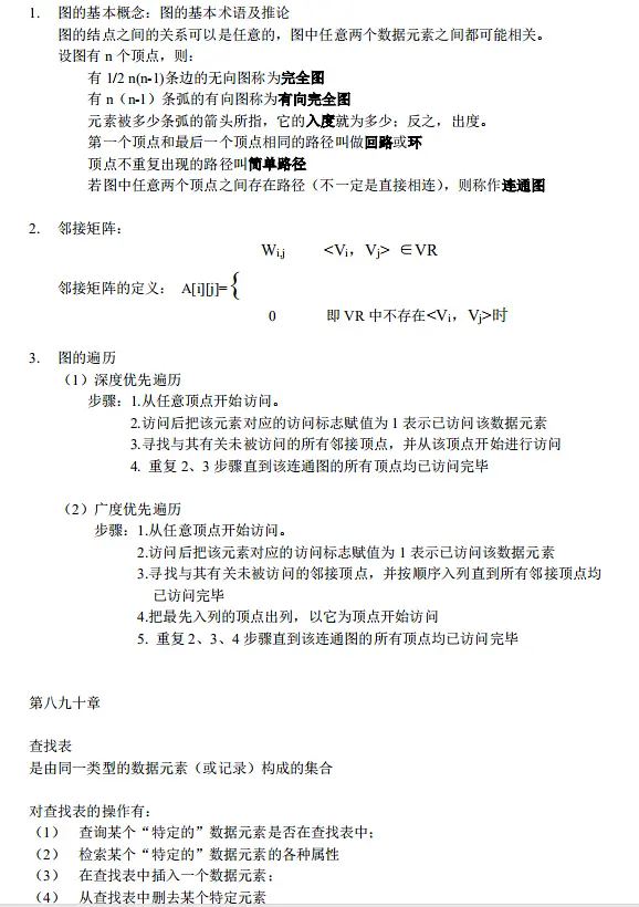 数据结构期末复习资料:重点总结题库(含答案详解),助你一天复习数据结构,高分通过数据结构期末考试不挂科! Csdn博客