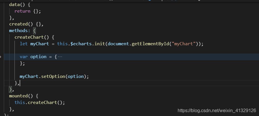 在Vue中使用echarts，并解决“TypeError: Cannot read property ‘init‘ of undefined”报错_echarts typeerror ...