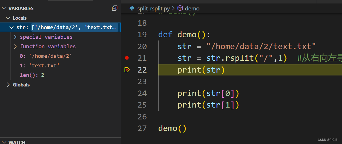 python中的split()、rsplit()、splitlines()用法比较-CSDN博客