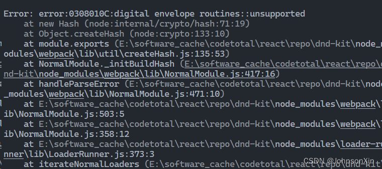 【记录】Error: error:0308010C:digital envelope routines::unsupported-CSDN博客