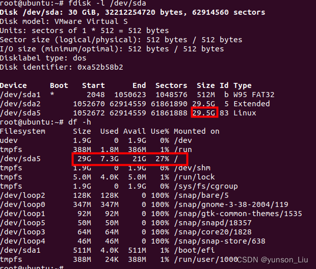 ubuntu 20.04 tls桌面版扩/dev/sda5盘对应的/分区_ubuntu sda5在sda2下面-CSDN博客