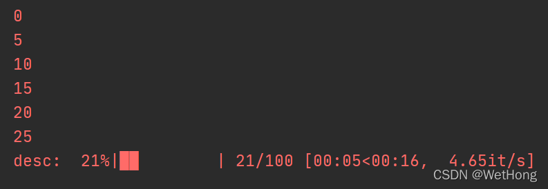 python tqdm与print的冲突及解决方法_tqdm print-CSDN博客