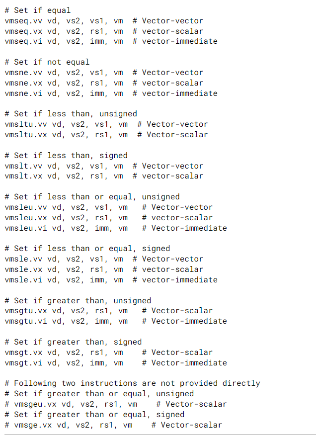 RISCV-V-1.0向量扩展指令集学习_risc-v vector-CSDN博客