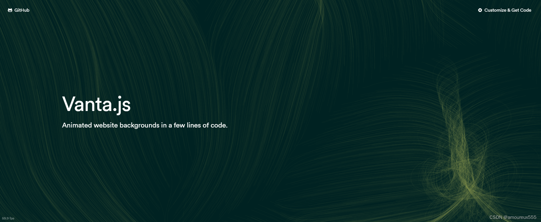 【vue】 网站动态背景 | vanta.js的使用-CSDN博客