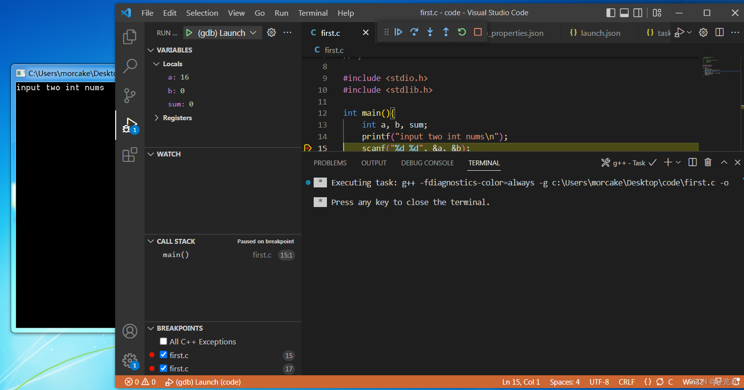 Visual Studio Code: launch.json_launch.json inputs options-CSDN博客
