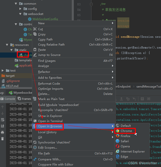 Spring Boot 系列 - WebSocket 简单使用（建立一个网页聊天室）_springboot 聊天室-CSDN博客