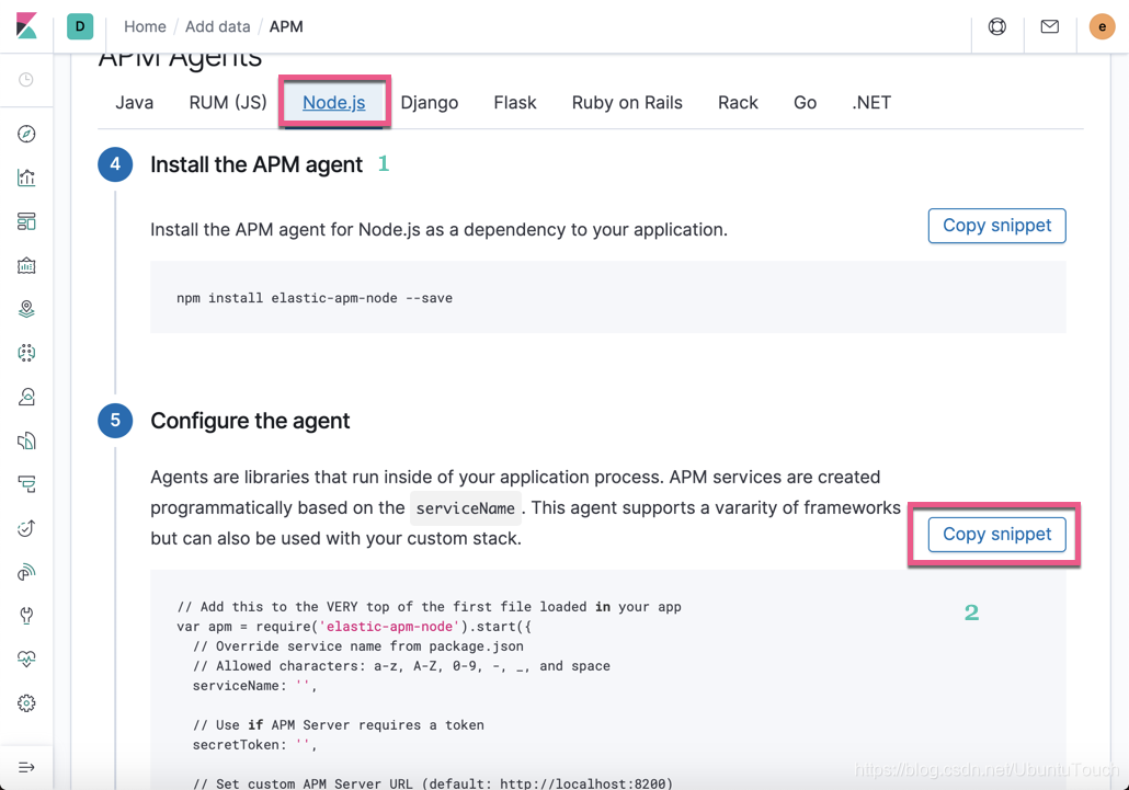 Solutions：为 Nodejs 微服务提供 APM 功能_kibana如何安装apm代理node.js-CSDN博客