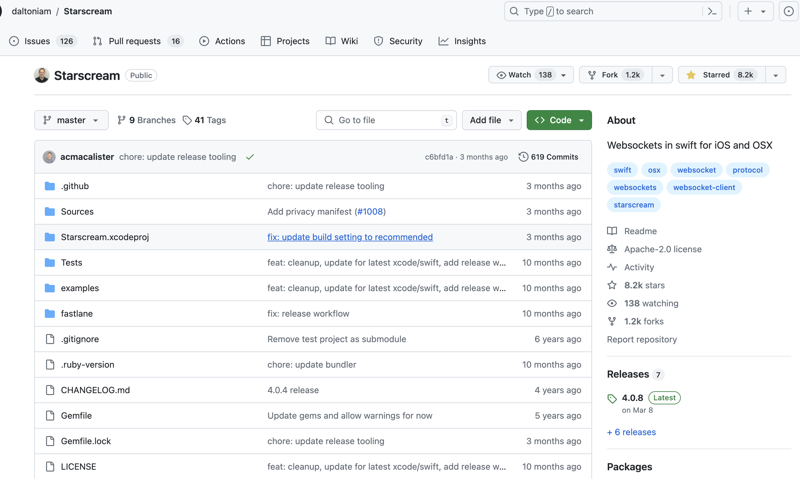 swift使用websocket通讯，依赖库Starscream集成，并验证apple watch实现websocket可行性_swift starscream-CSDN博客