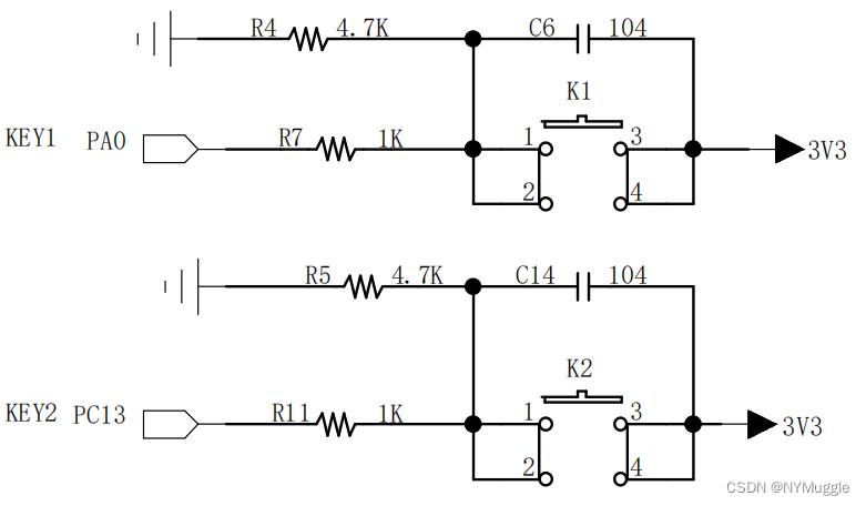 笔记(stm32篇)day6——按键控制stm32按键配置 Csdn博客
