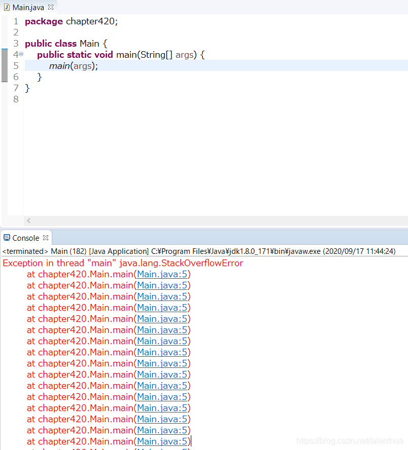 StackOverflowError-CSDN博客