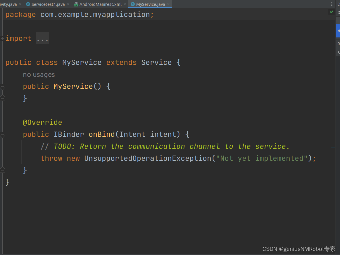 android studio 快速建立service：_android studio service-CSDN博客