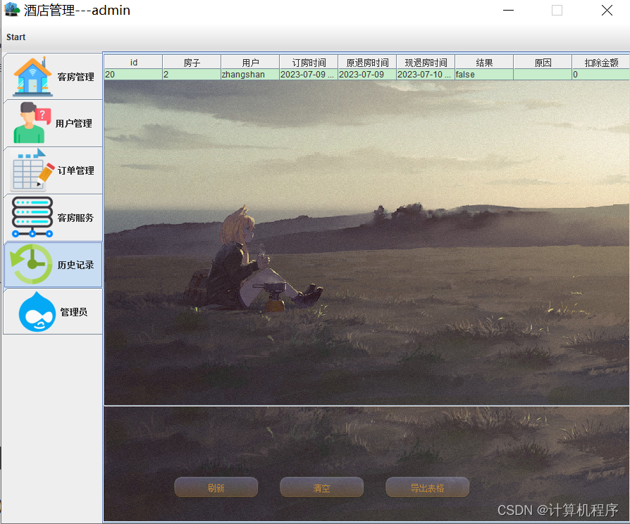 Java编写的窗体程序酒店管理系统、酒店预订系统 完整源码java酒店管理系统代码及注释 Csdn博客