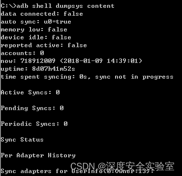 adb shell dumpsys content-CSDN博客