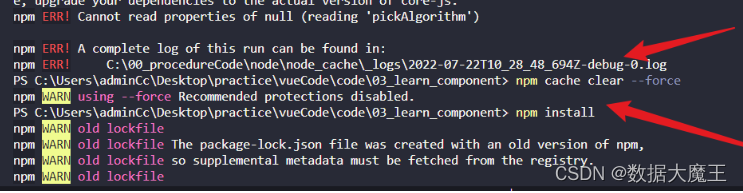 Cannot read properties of null (reading ‘pickAlgorithm‘)-CSDN博客