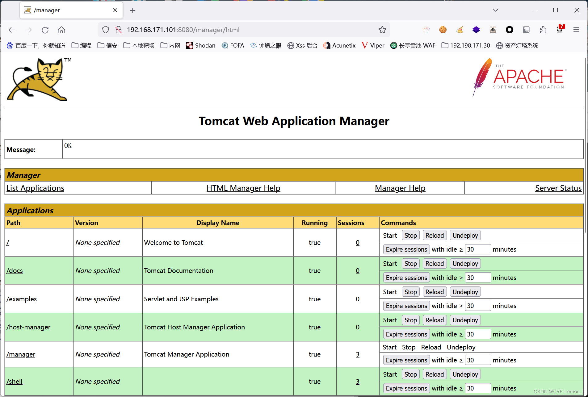 破解tomcat密码并上传webshell_tomcat webshell-CSDN博客