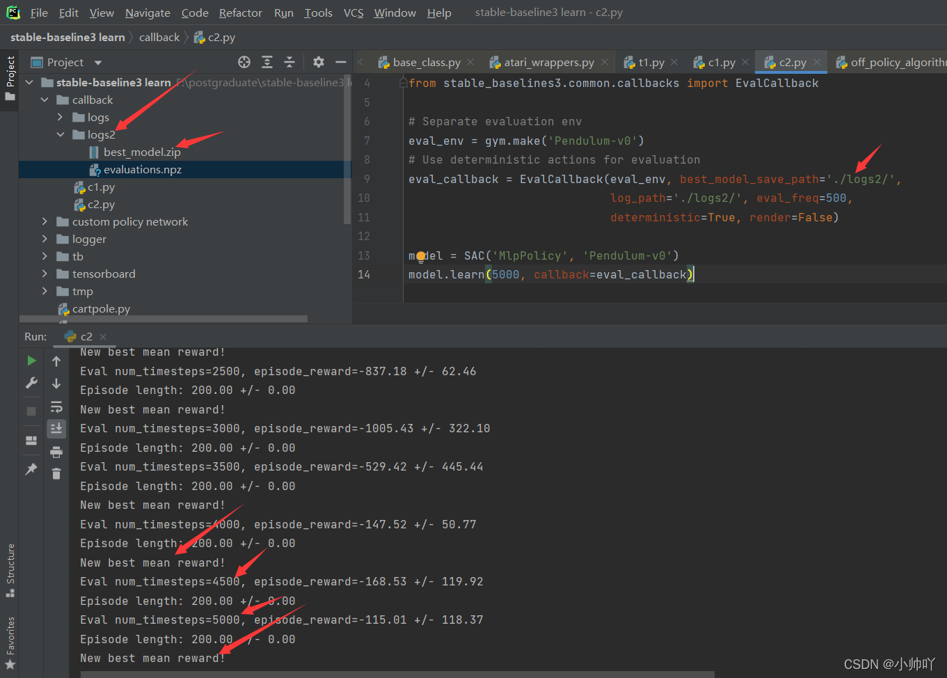 stable-baselines3学习之Callbacks_evalcallback-CSDN博客