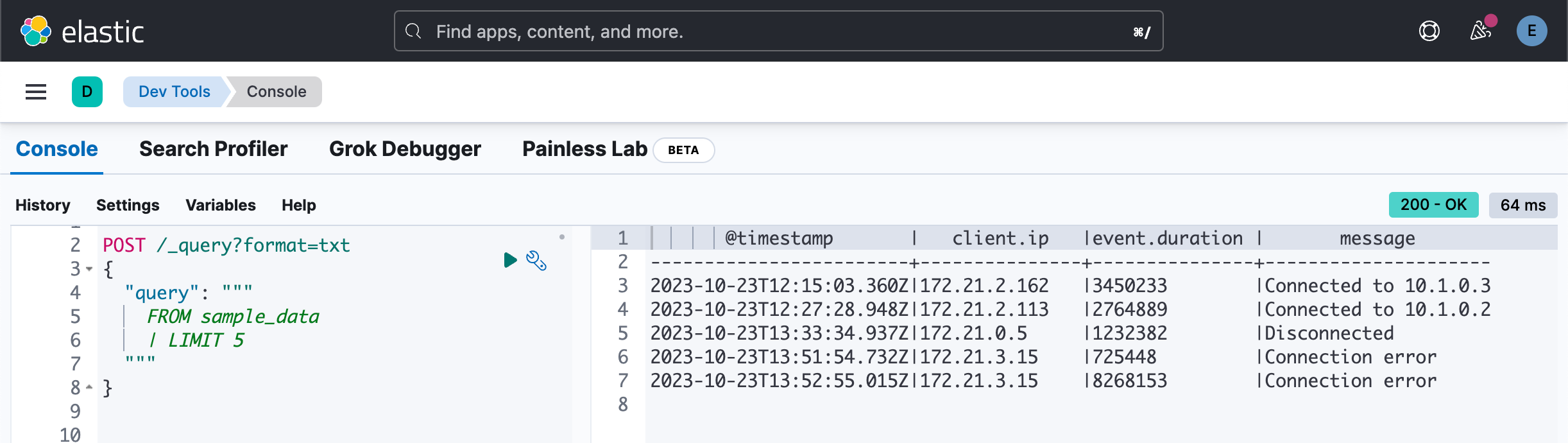 Elasticsearch：ES|QL 查询展示-CSDN博客