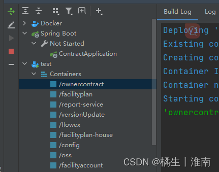 在IDEA使用docker部署项目时报错:Failed to deploy ‘ownercontract Image id ...