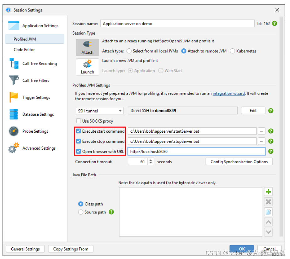 使用JProfiler进入JVM分析_jprofiler agentpath-CSDN博客