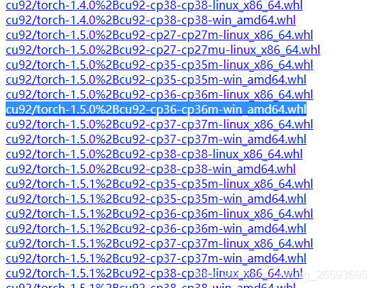 python安装pytorch,torch_geometric ,torch_scatter，“No module named” 版本问题_torch1.5.1+cu92 对应torch ...
