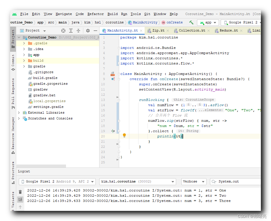 【Kotlin 协程】Flow 流组合 ( Flow#zip 组合多个流 | 新组合流的元素收集间隔与被组合流元素发射间隔的联系 )_flow zip-CSDN博客