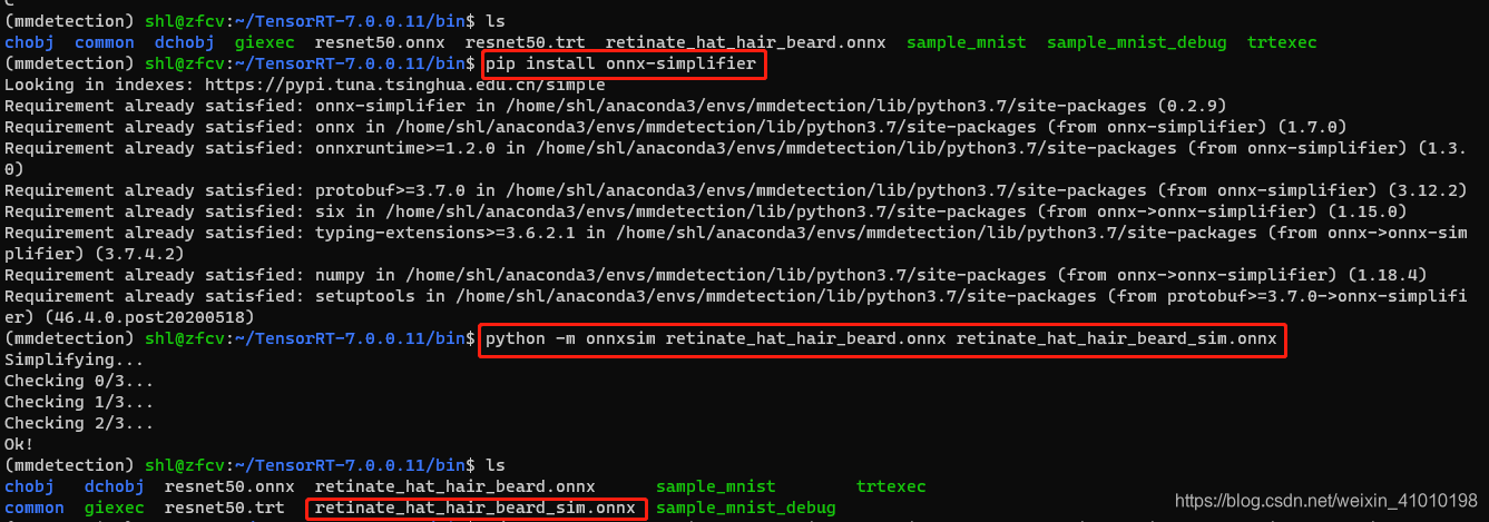 把onnx模型转TensorRT模型的trt模型报错：Your ONNX model has been generated with INT64 weights. while TensorRT ...