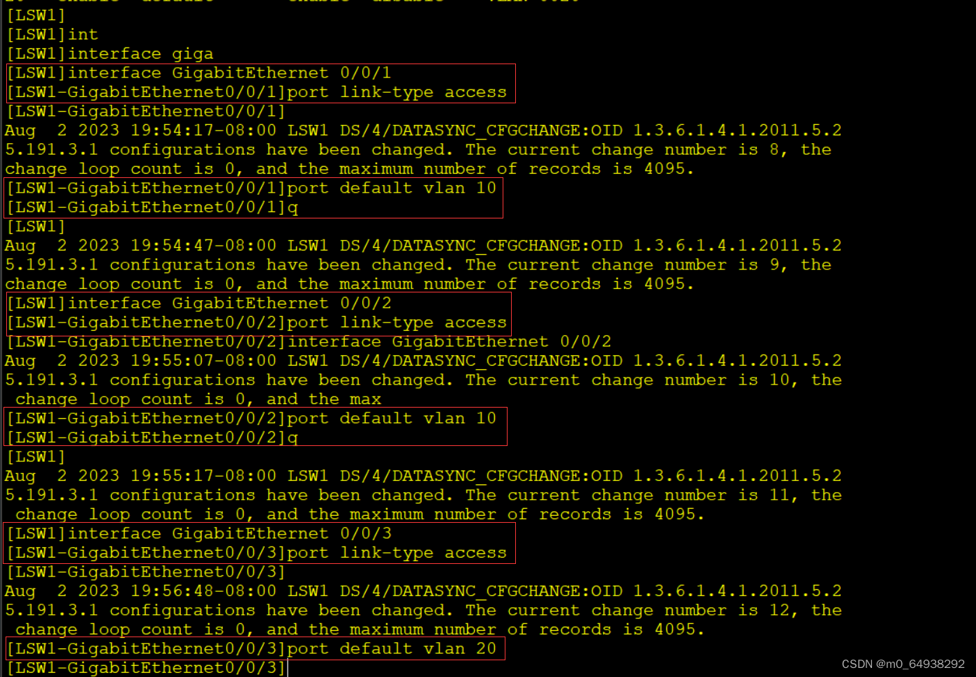 Vlan技术_接口的方式划分vlan-CSDN博客