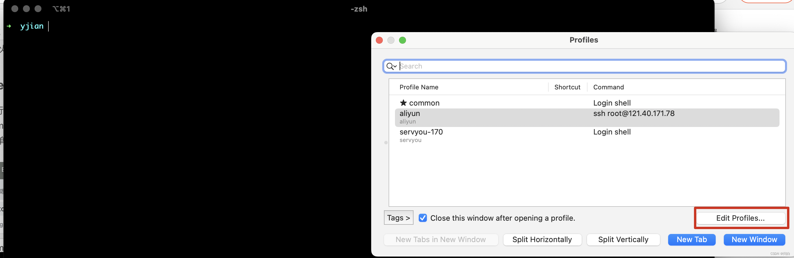 iterm2 profiles设置-CSDN博客