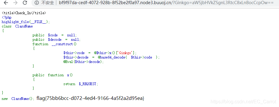 [GKCTF2020]CheckIN 详细解题思路及做法_[gkctf 2020]checkin-CSDN博客
