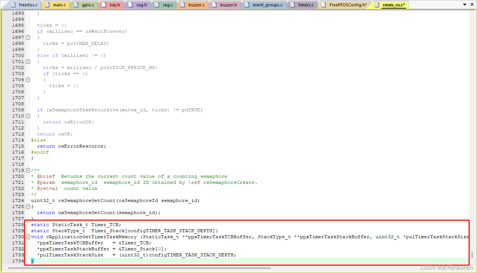 Error: L6218E: Undefined symbol xTimerCreate (referred from freertos.o).-CSDN博客