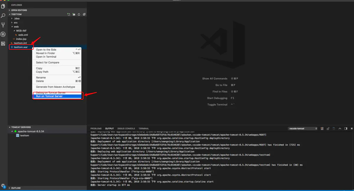 VsCode 运行Java Web 项目（Tomcat）_vscode运行tomcat-CSDN博客