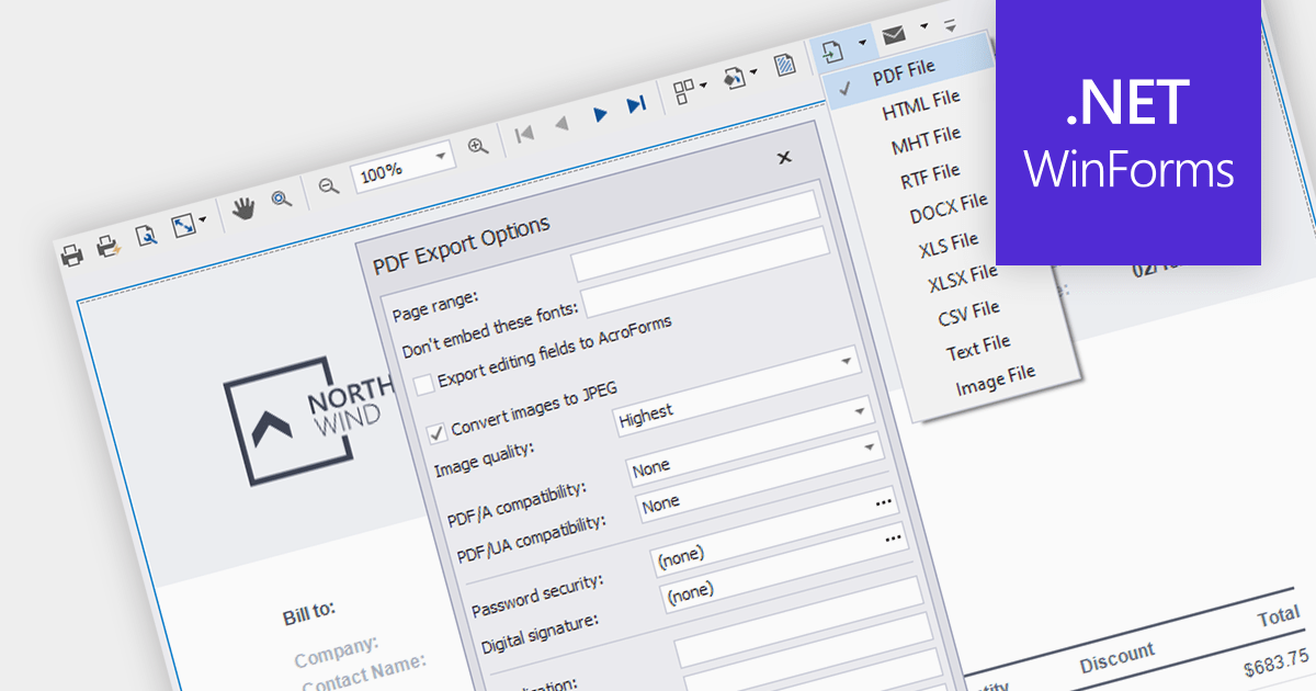 Export Reports to PDF in WinForms Apps_quickreports pdf export-CSDN博客