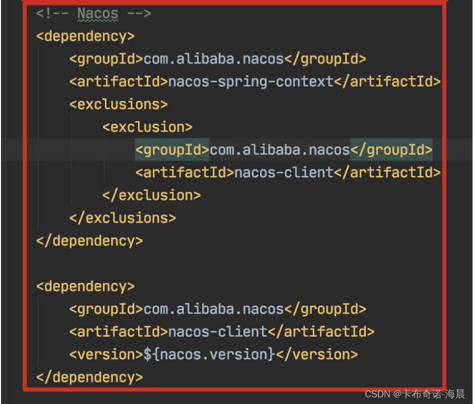 Nacos Spring ⽣态-CSDN博客