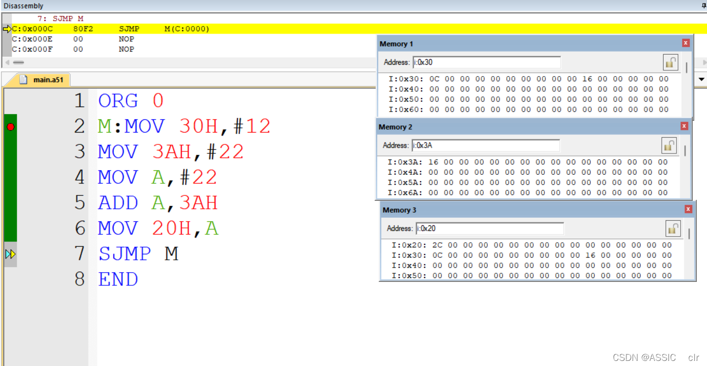 Keil 5的第一个汇编程序C51（包括Debug)_keil5 c51ding'y-CSDN博客