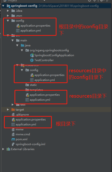 SpringBoot 配置文件存放位置及读取顺序_spring 一般把enum文件放到什么文件夹-CSDN博客
