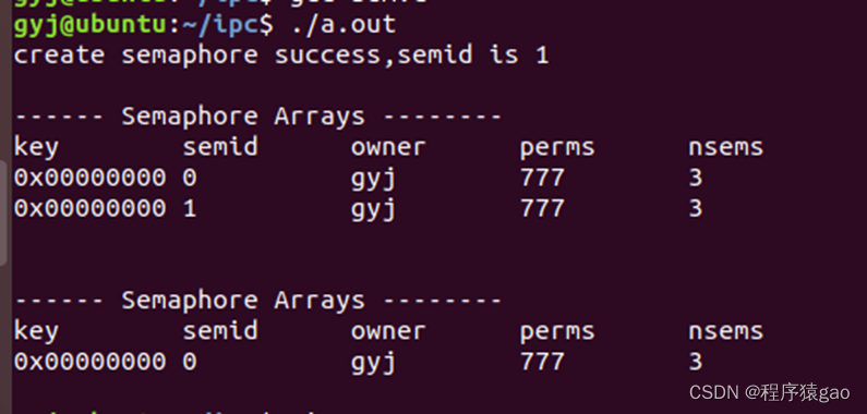 POSIX信号灯的创建、删除与PV操作示例-CSDN博客
