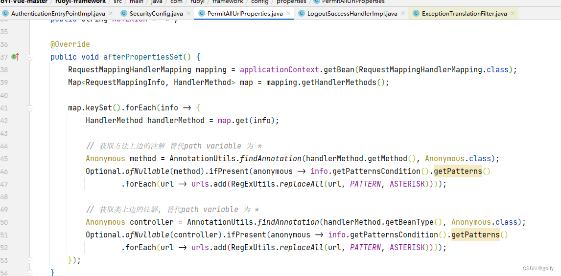 RuoYi-Vue Spring Security 配置介绍_permitallurlproperties-CSDN博客