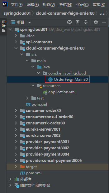 SpringCloud系列（25）--使用OpenFeign调用服务_openfeign 根据服务名前缀 访问不同服务-CSDN博客