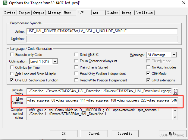 STM32F407之移植LVGL(8.4.0)_stm32f407 lvgl-CSDN博客