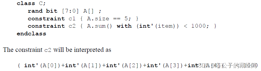 Systemverilog中Constrained random value generation的记录_soft constraint-CSDN博客