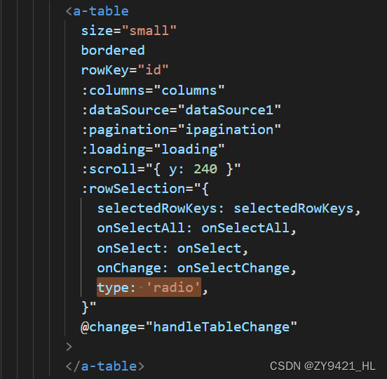 antd vue a-table列表配置_a-table onselectall-CSDN博客