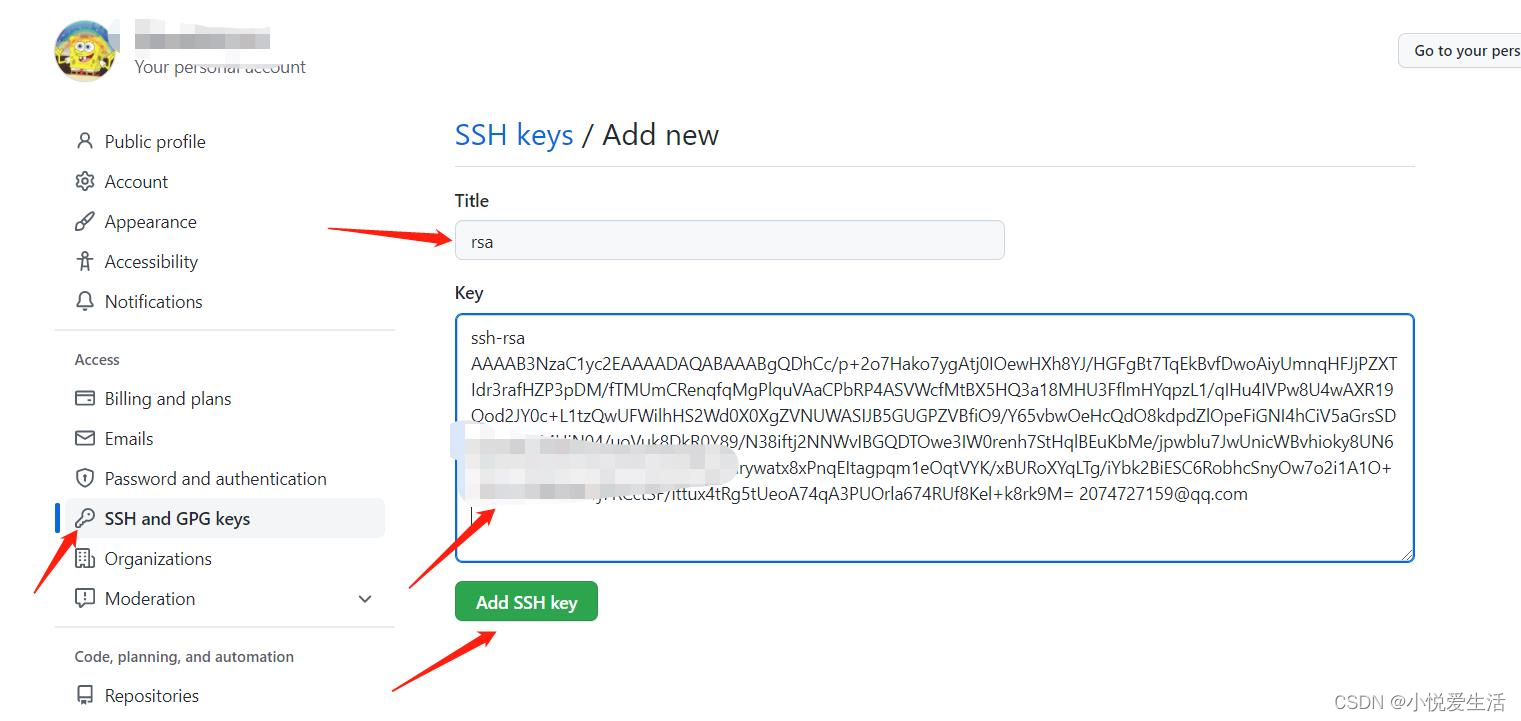 Please make sure you have the correct access rightsand the repository exists.git SSH keys认证-CSDN博客
