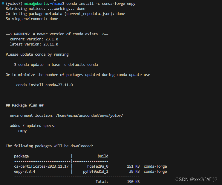 ROS踩坑 - 解决ROS与Ananconda冲突_conda install -c conda-forge empy-CSDN博客