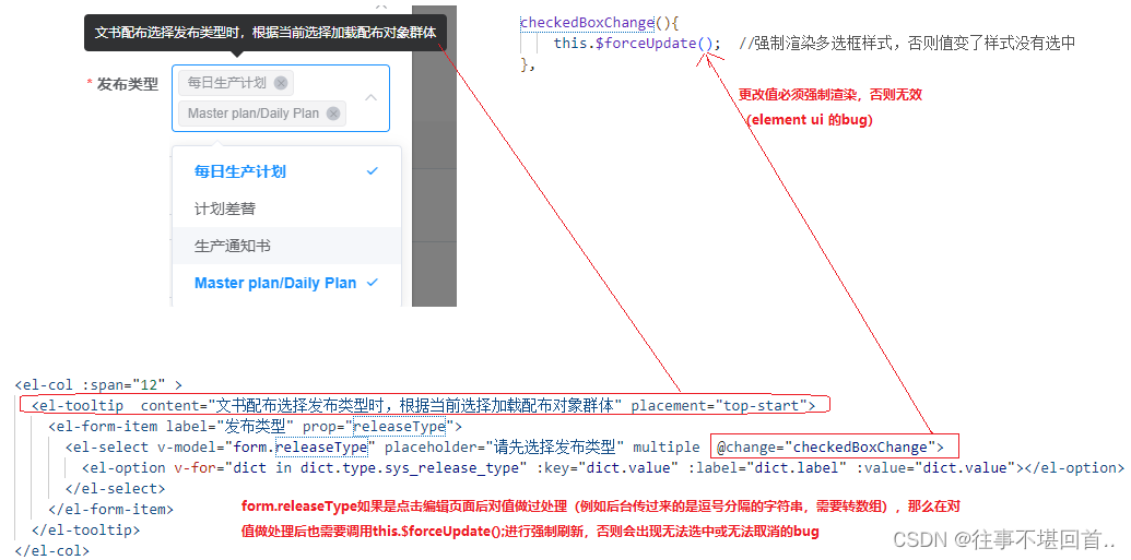 ruoyi-vue前端数据字典值引用与回显（列表中回显，多选框回显）_vue.js_往事不堪回首..-RuoYi 若依
