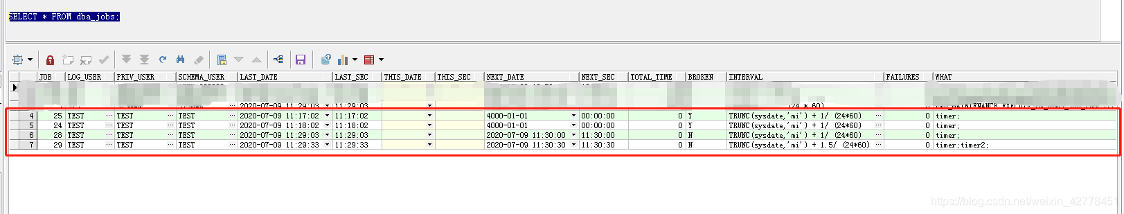 Plsql创建oracle定时器任务增删改查的任务sqlplsql Orcale 新建定时任务更新表数据 Csdn博客