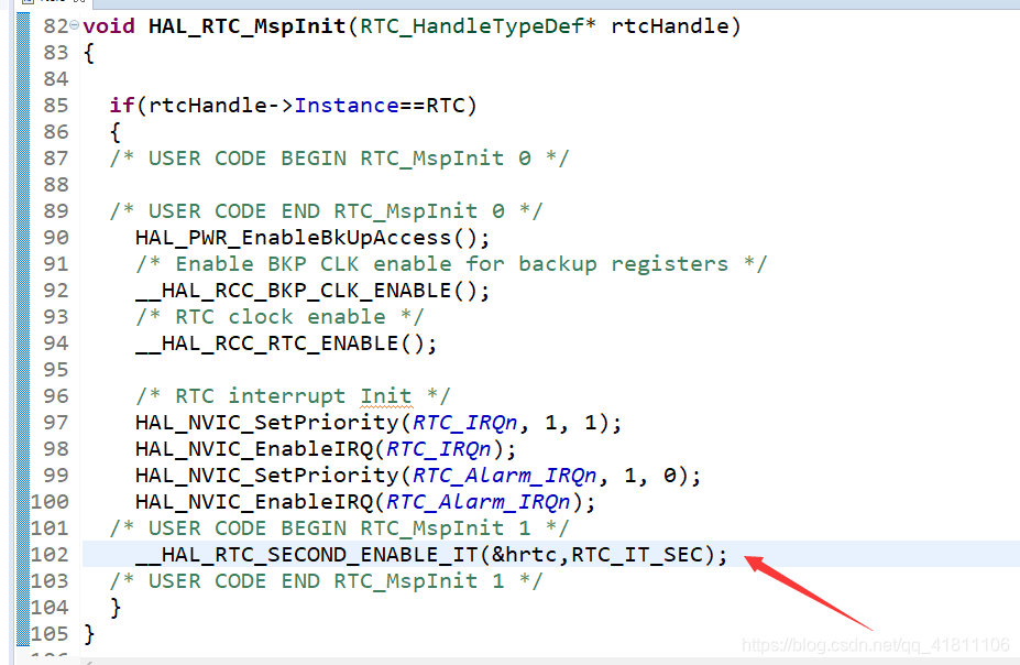 基于CUBEMX配置RTC时钟并产生秒中断和闹钟中断_stm32f103vet6基于stm32cubemx rtc时钟秒更新中断使用示例-CSDN博客