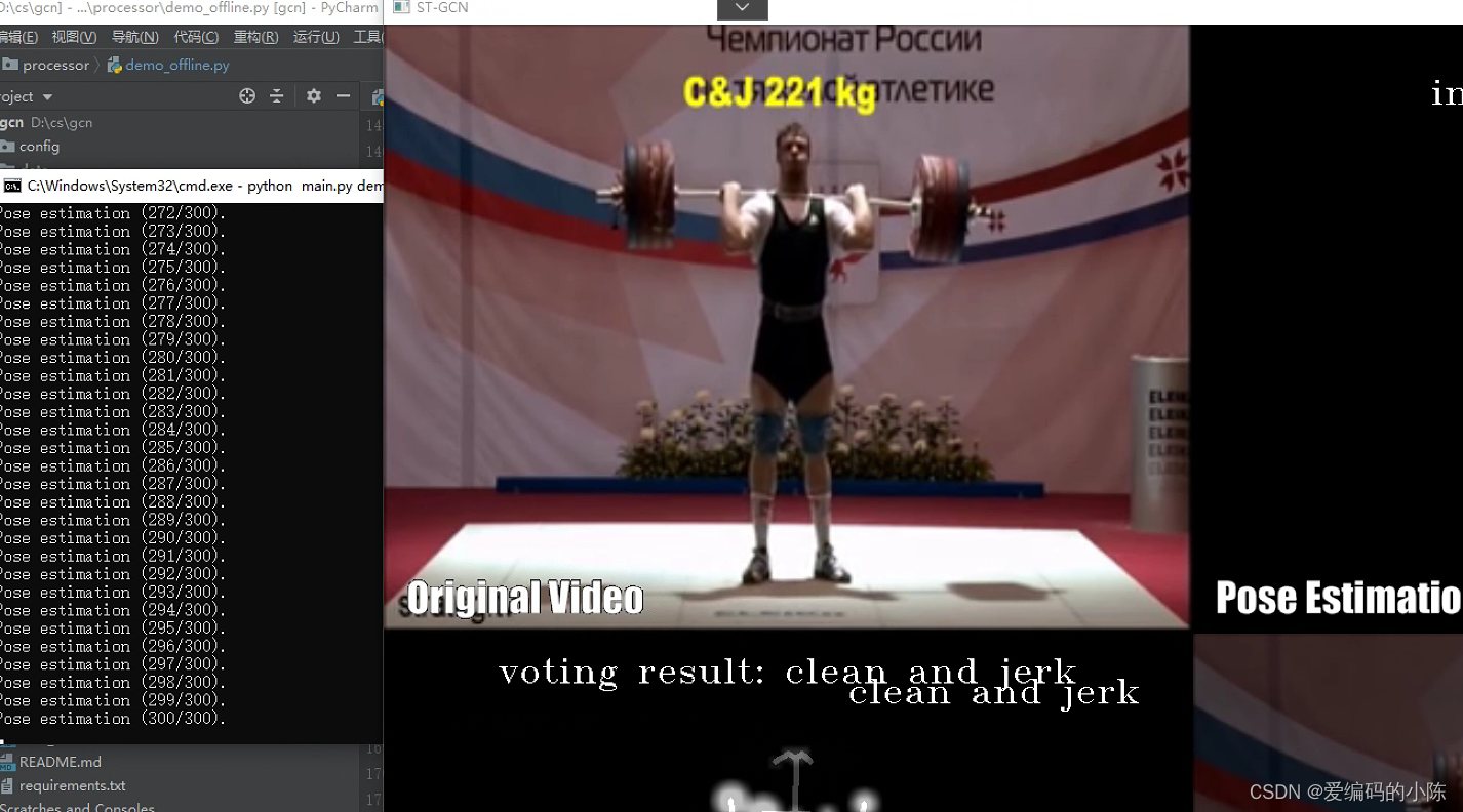 保姆级在Windows下复现OpenPose+ST-GCN行为识别_st-gcn复现-CSDN博客