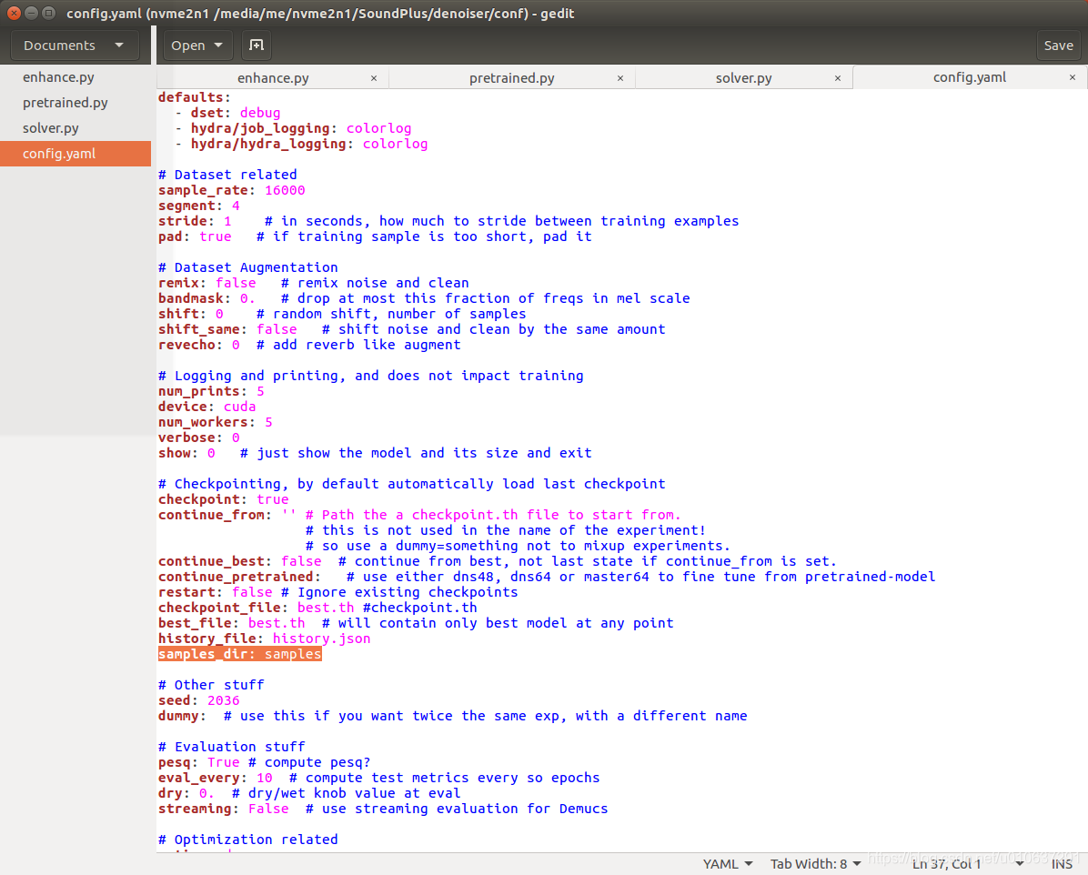 【语音降噪】Denoiser（Pytorch）-CSDN博客